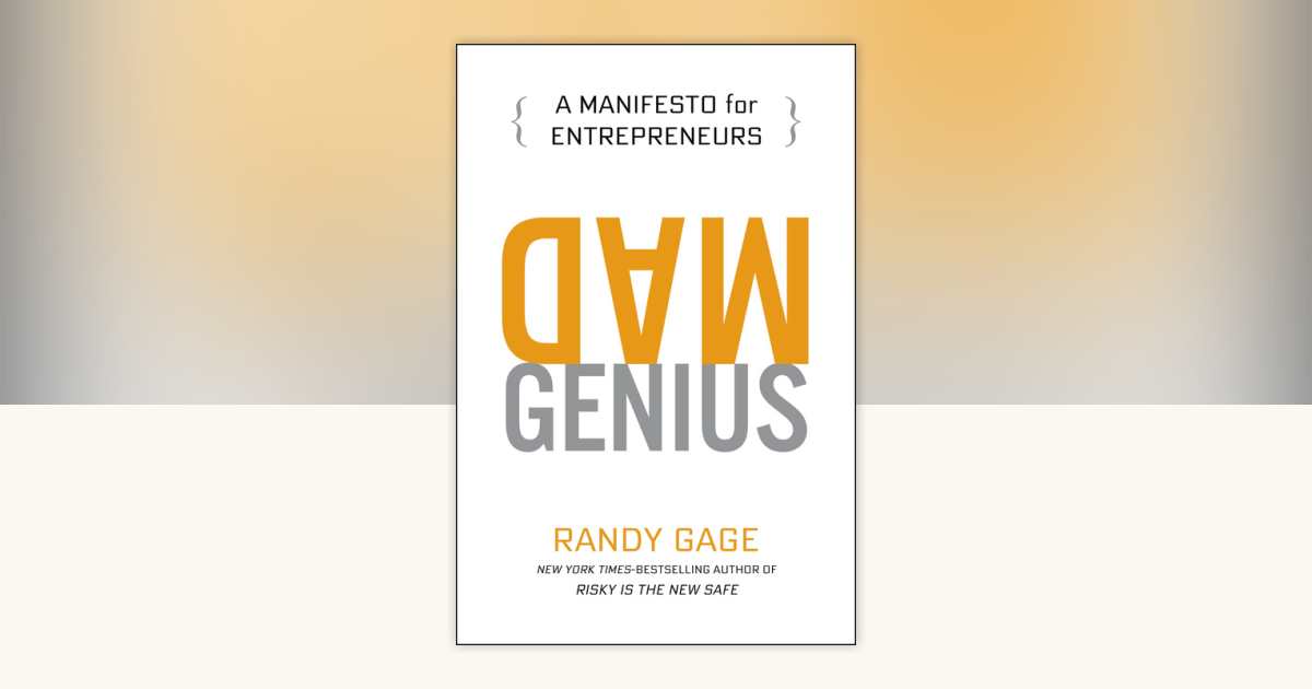 Mad Genius by Randy Gage: 9780399175565 | PenguinRandomHouse.com: Books