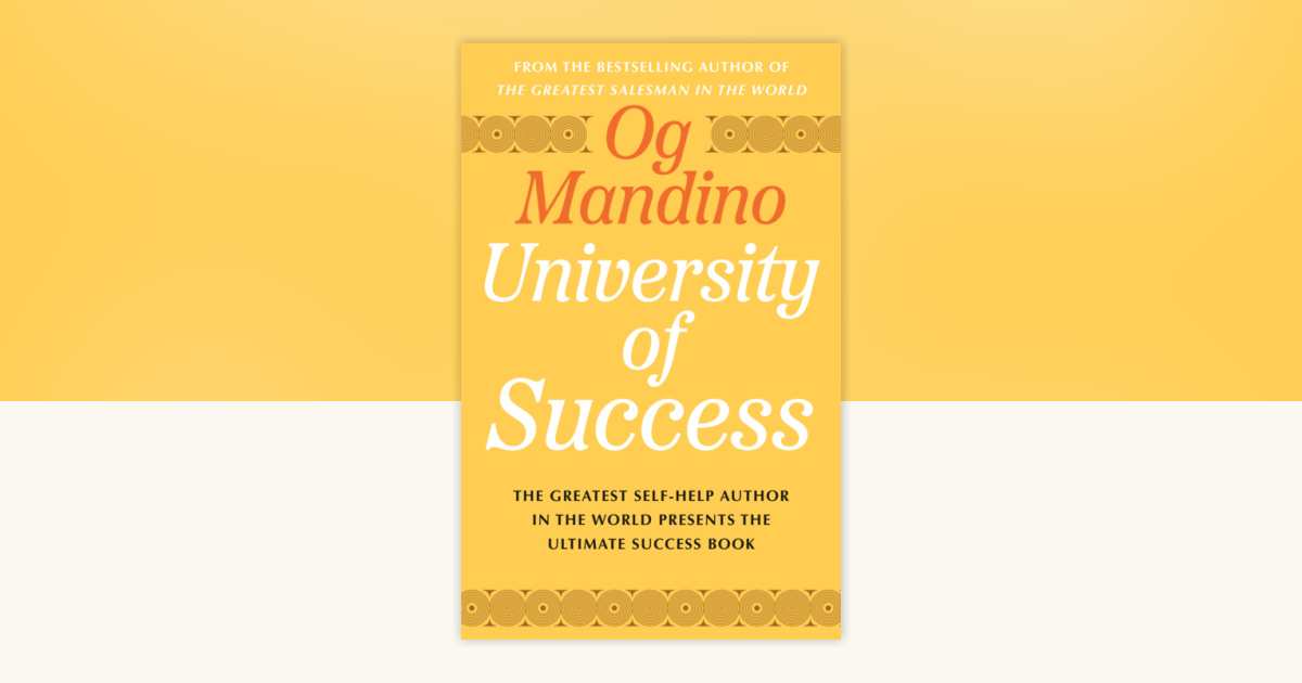 University of Success by Og Mandino: 9780553345353 | PenguinRandomHouse ...