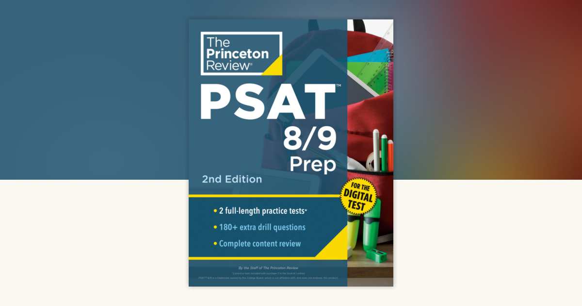 Princeton Review PSAT 8/9 Prep, 2nd Edition by The Princeton Review ...