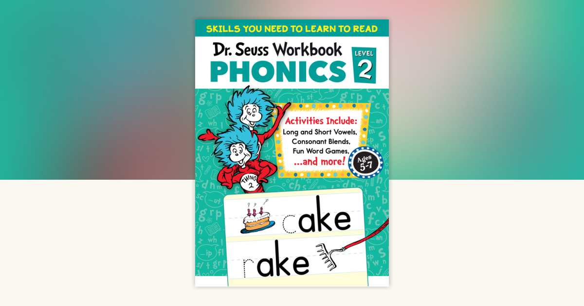 Dr. Seuss Phonics Level 2 Workbook by Dr. Seuss: 9780593712474 ...