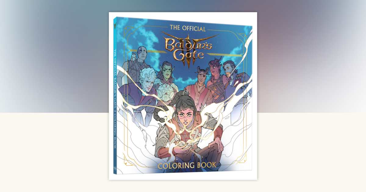 The Official Baldur's Gate 3 Coloring Book by Official Dungeons ...