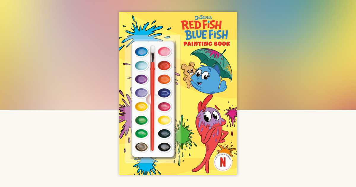 Dr. Seuss's Red Fish, Blue Fish Painting Book by Random House ...