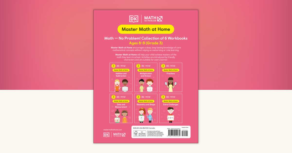 Math - No Problem! Collection of 6 Workbooks, Grade 3 Ages 8-9 by Math ...