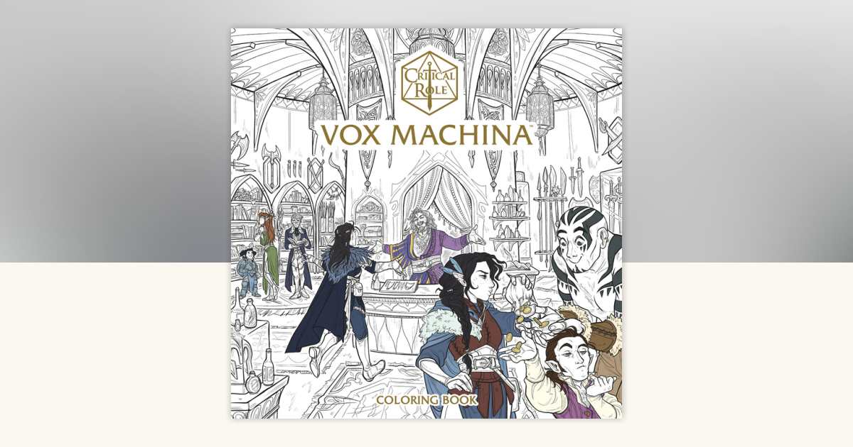 Critical Role: Vox Machina Coloring Book: 9781506734248 ...