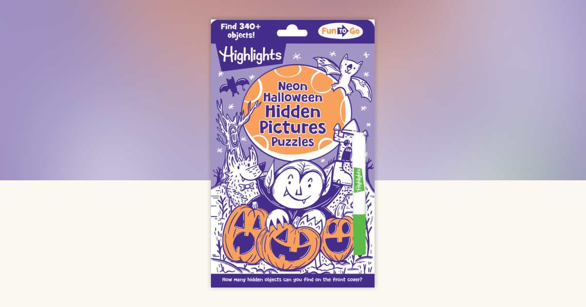 Neon Halloween Hidden Pictures Puzzles: 9781639623594 ...