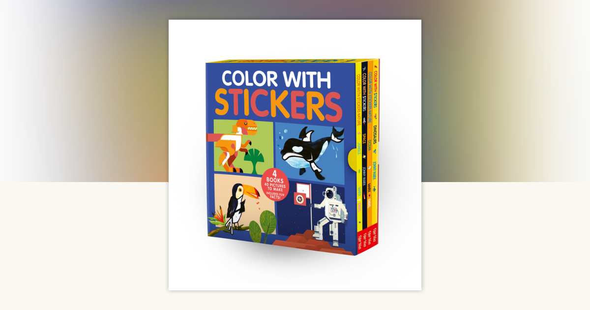 Color with Stickers 4-Book Boxed Set by Jonny Marx: 9781664340978 ...