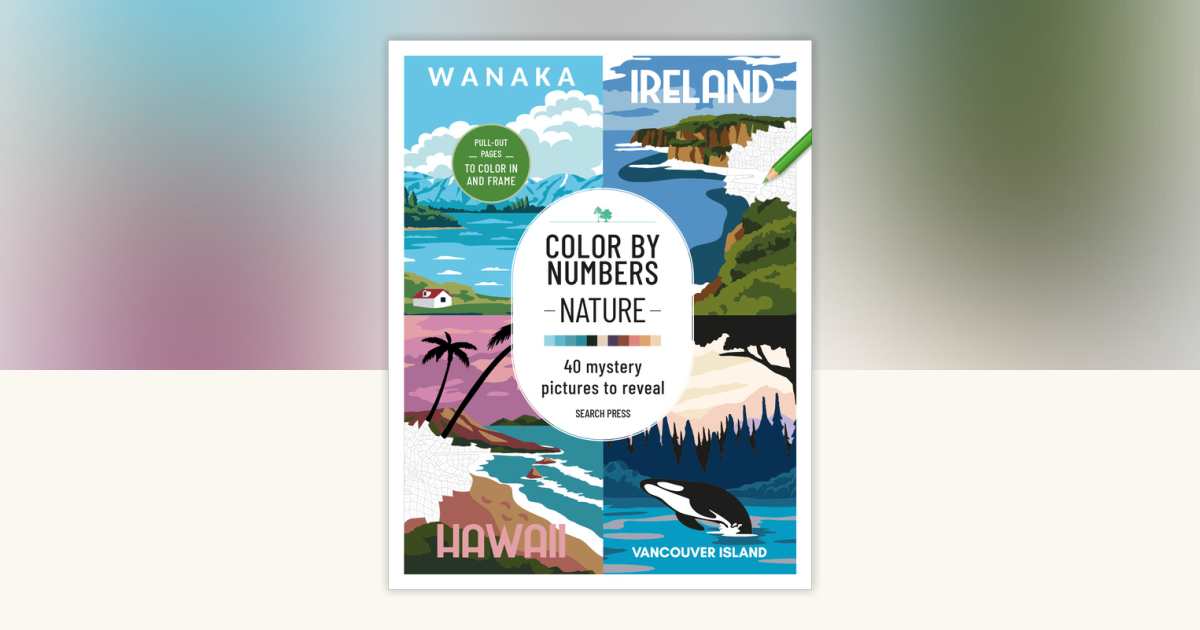 Color by Numbers Nature by Search Press: 9781800924239 ...
