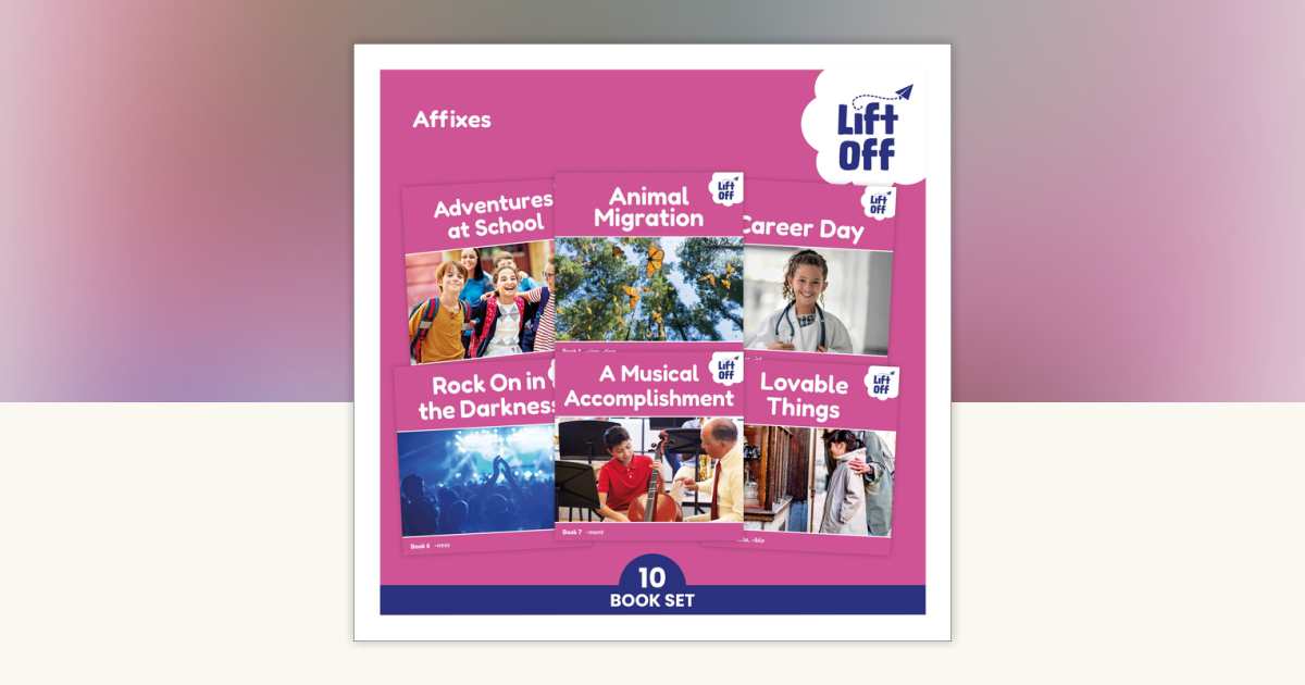 Phonic Books Lift Off Readers Affixes by Phonic Books: 9798217134809 ...