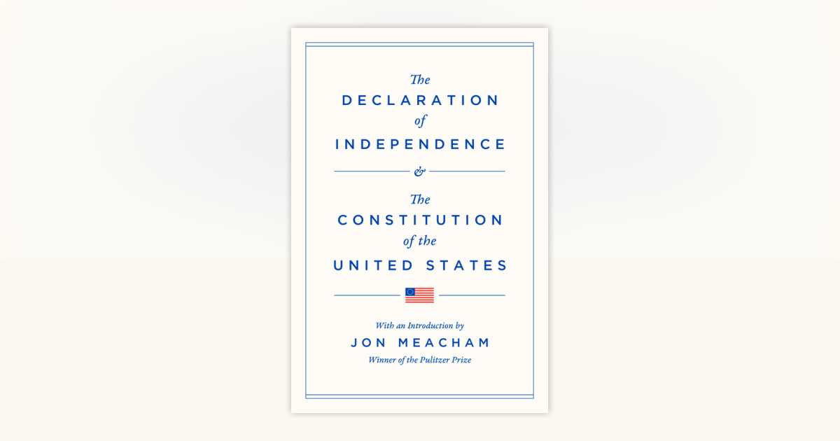 The Declaration of Independence and the Constitution of the United ...